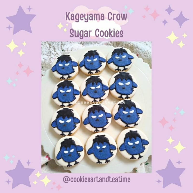 Anime Cookies Kageyama Crow Sugar Cookies (Haikyu!!) | Shopee Malaysia