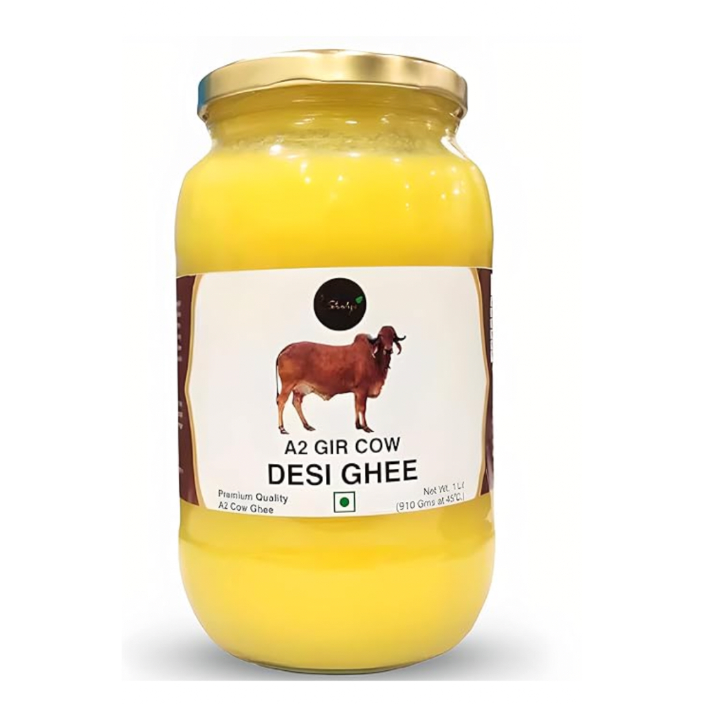 A2 Gir Cow Ghee (Hand Made Desi Ghee)-1Litre (100% organic) | Shopee ...