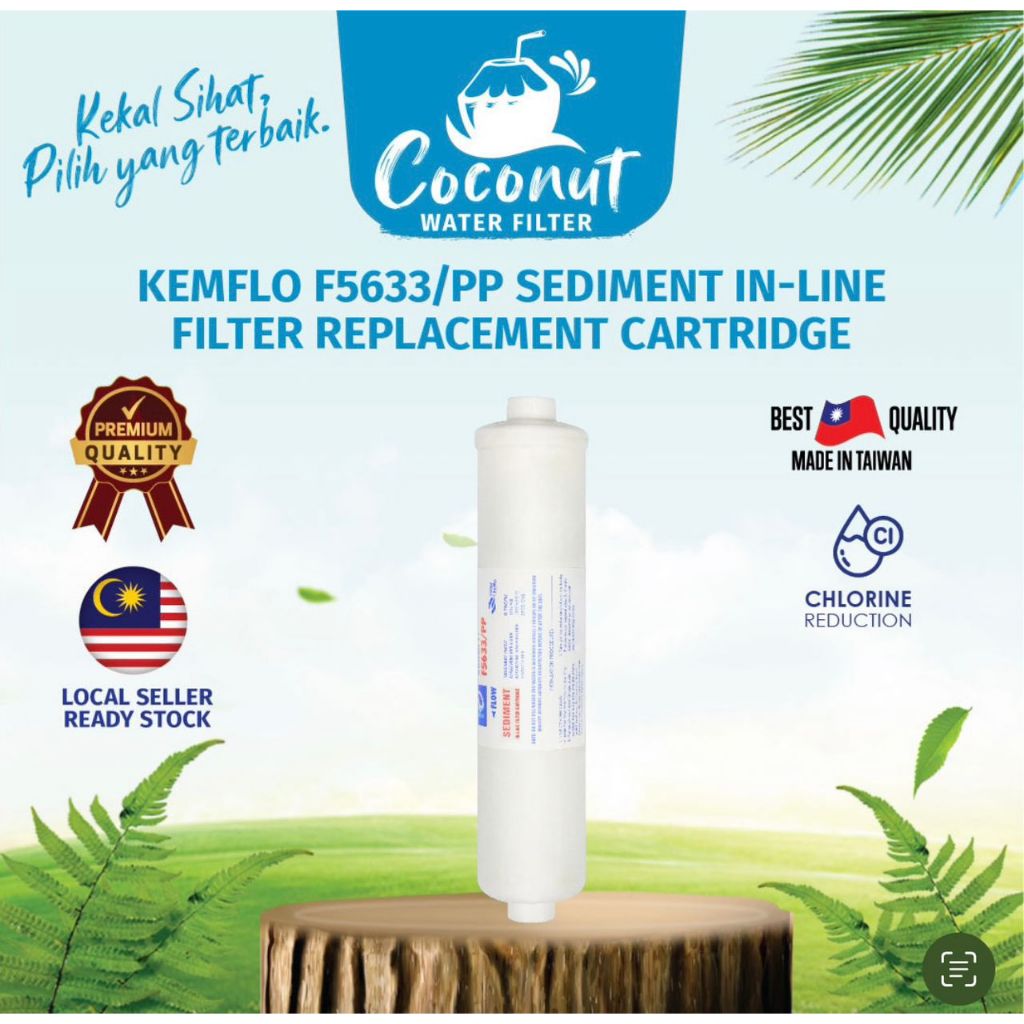 Taiwan Kemflo F5633/PP Sediment In-line Filter Replacement Cartridge ...