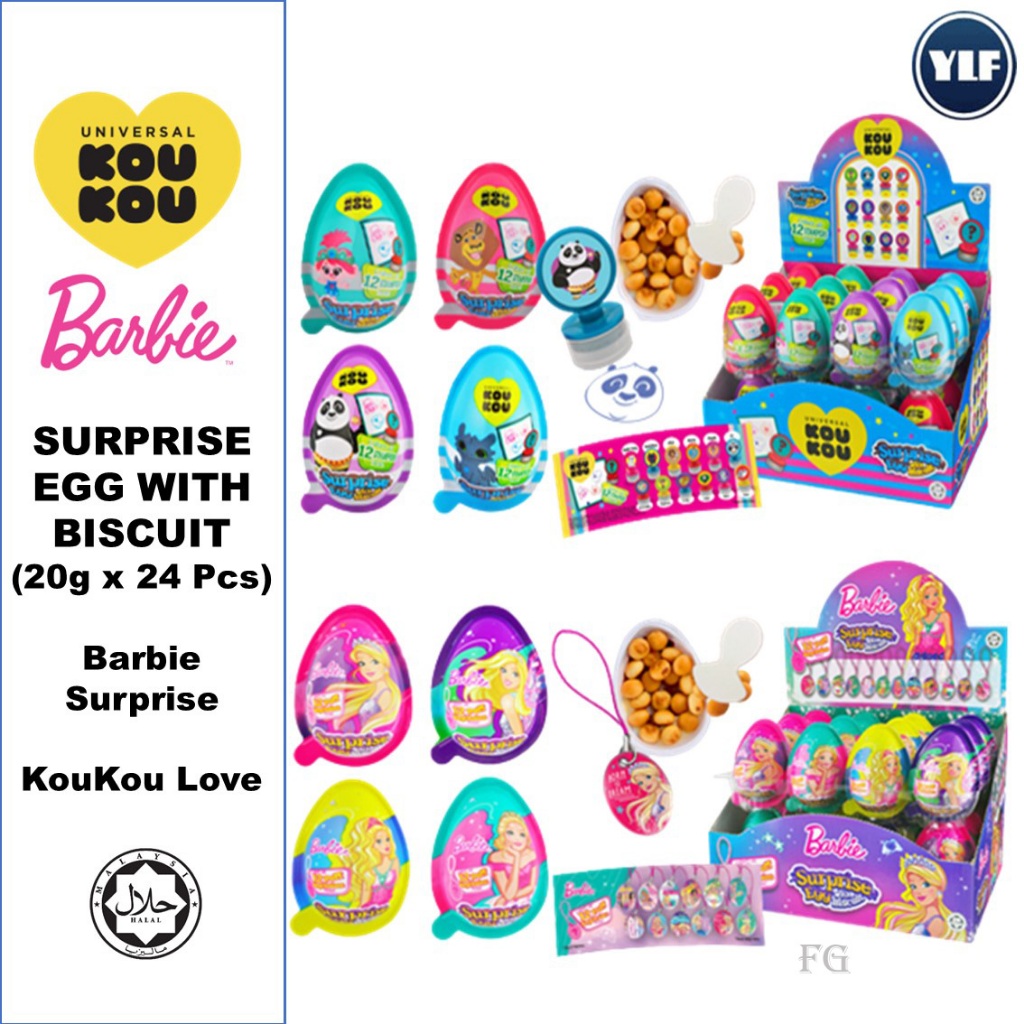 YLF SURPRISE EGG WITH BISCUIT (20g x 24 Pcs) | Shopee Malaysia