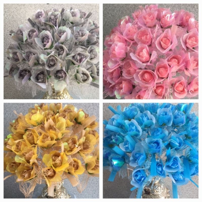 50PCS PREMIUM EGG FLOWER BUNGA TELUR BUNGATELUR TUNANG KAHWIN KENDURI ...