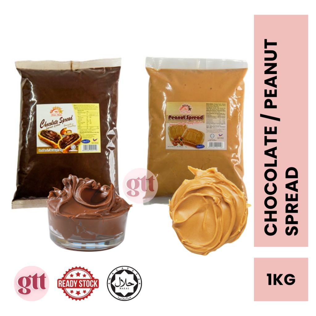 1KG Chocolate Spread Paste / Peanut Spread Paste (Kacang Tanah) Bintang ...