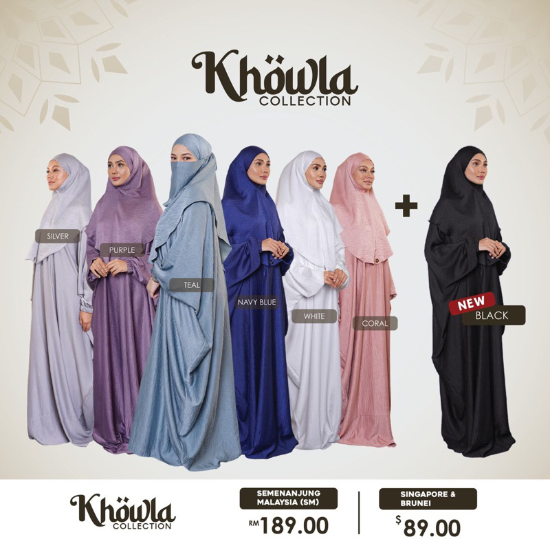 Khowla collection nunha store neelofa | Shopee Malaysia