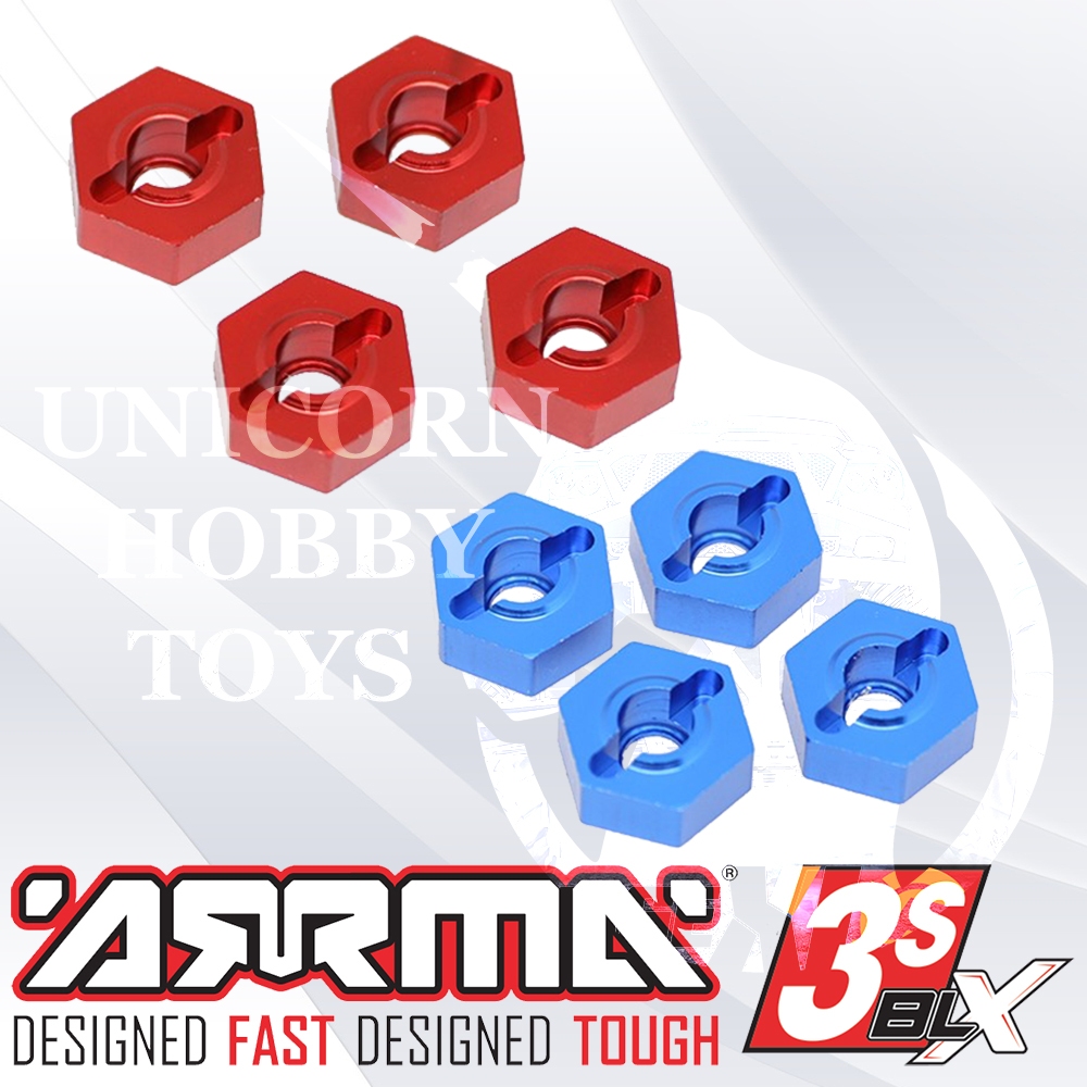 Arrma 3s BLX Metal Wheel Hex for Arrma 3s BLX Vorteks Typhon Senton Big ...