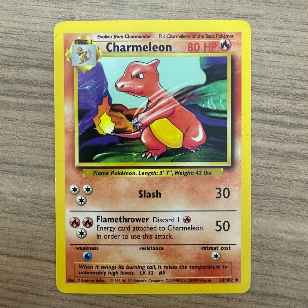 Charmeleon 24/102 Pokemon Base Set 1999 [Vintage] [Pokemon 151 ...