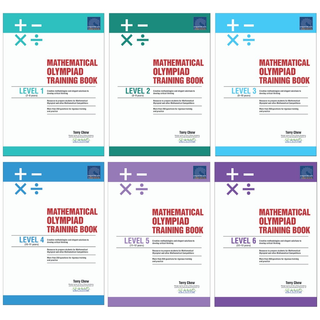 Mathematical Olympiad Training Book Level 1-6 — by Terry Chew | Skill ...