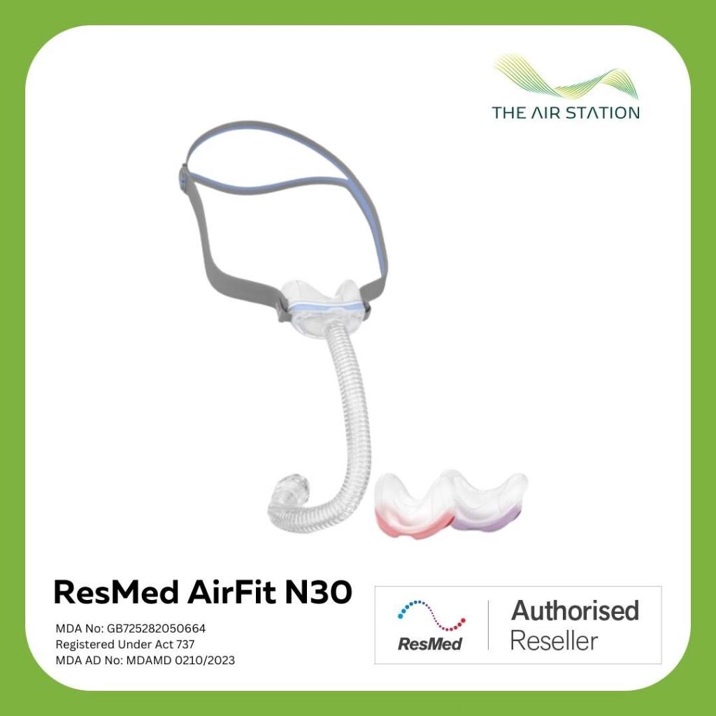 ResMed AirFit N30 Mask For CPAP APAP BIPAP Sleep Apnea | Shopee Malaysia