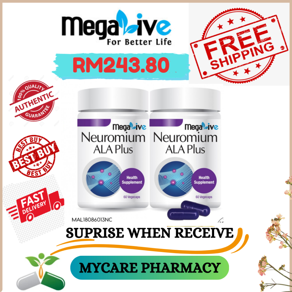 MEGALIVE NEUROMIUM ALA Plus (2 x 60's) | Shopee Malaysia