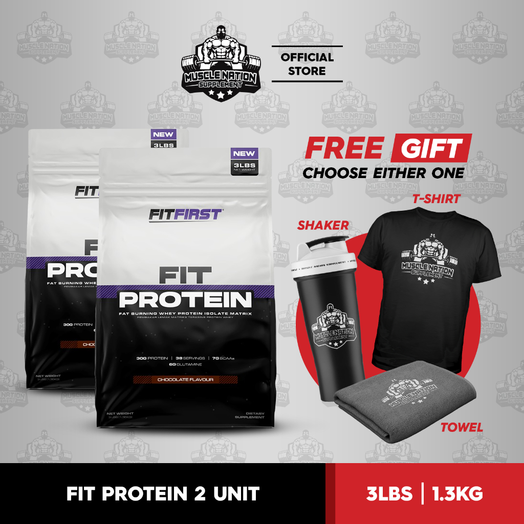 Fit First Fit Protein Whey x 2 Pack + (FREE GIFT🎁) | Shopee Malaysia