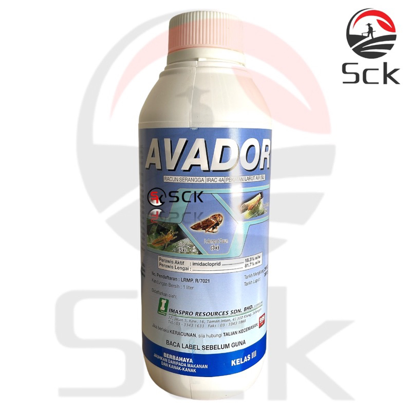 AVADOR 1Liter/Racun serangga Imidacloprid 18.3%/kutu trip/Bena perang ...