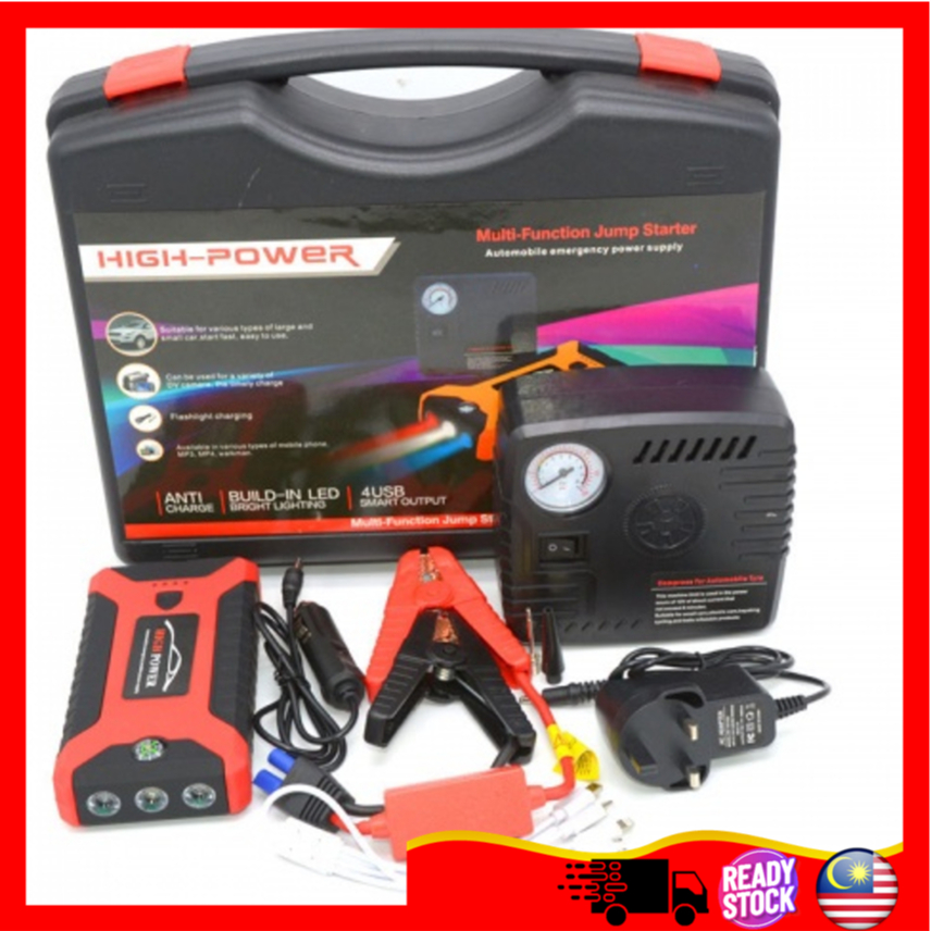 Battery Car Jumper Powerbank Charger 12V Power Supply Engine Starter ...