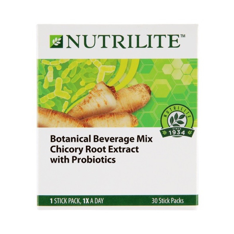 Nutrilite Botanical Beverage Mix Chicory Root Extract With Probiotics ...