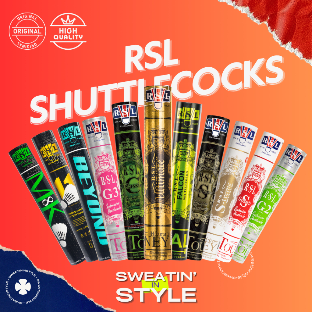 [100% ORI] RSL Badminton Speed 77 Shuttlecock Ultimate/ Supreme ...