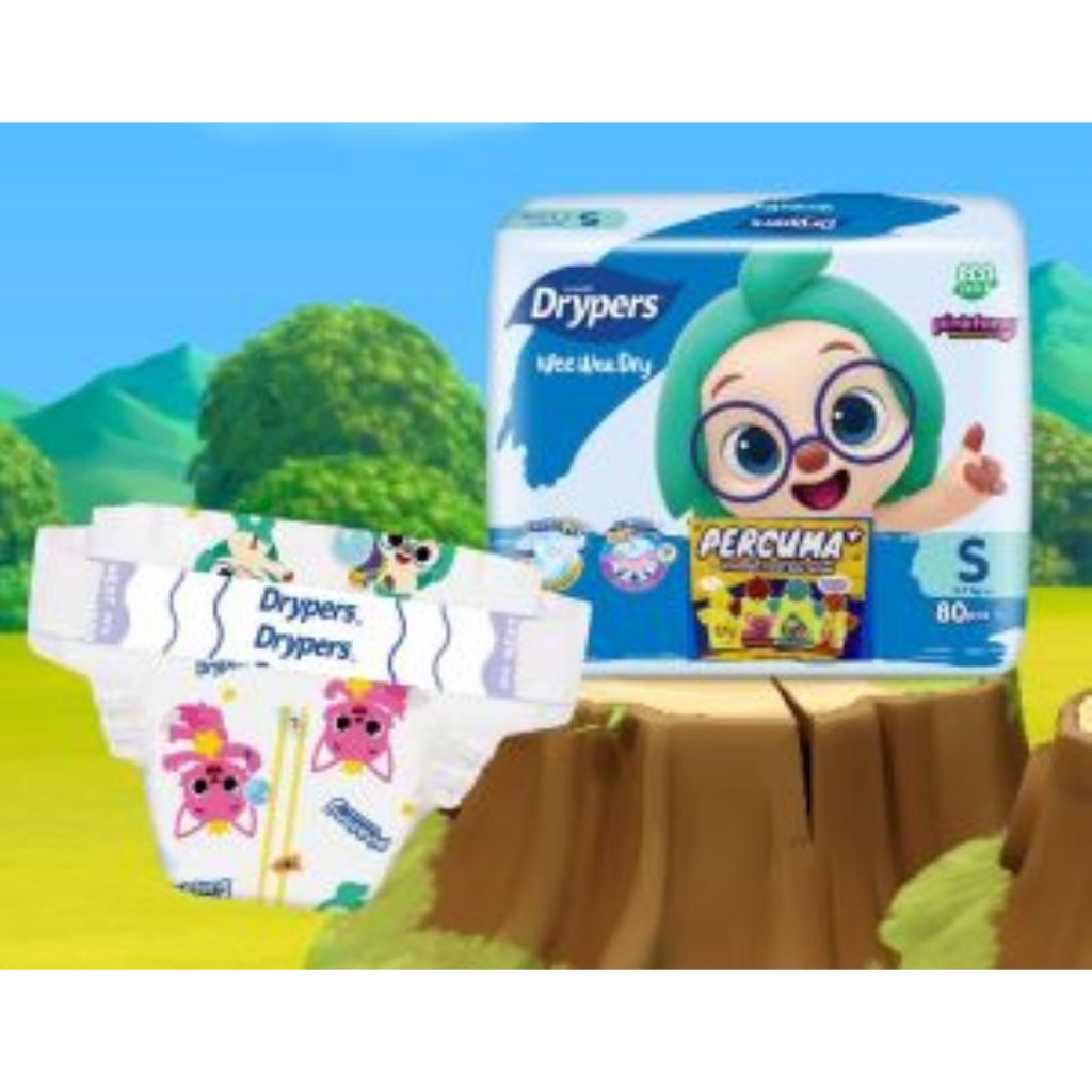 Drypers Wee Wee Dry Tape Baby Disposable Diapers ( NB, S, M, L, XL, XXL ...