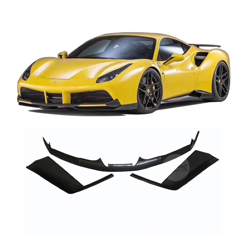 Ferrari 488 2015 2016 2017 2018 GTB Spider NOVITE dry carbon bodykit ...