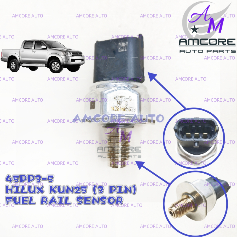 [45PP3-5] TOYOTA HILUX KUN25 (SMALL) - FUEL RAIL SENSOR / FUEL PRESSURE ...