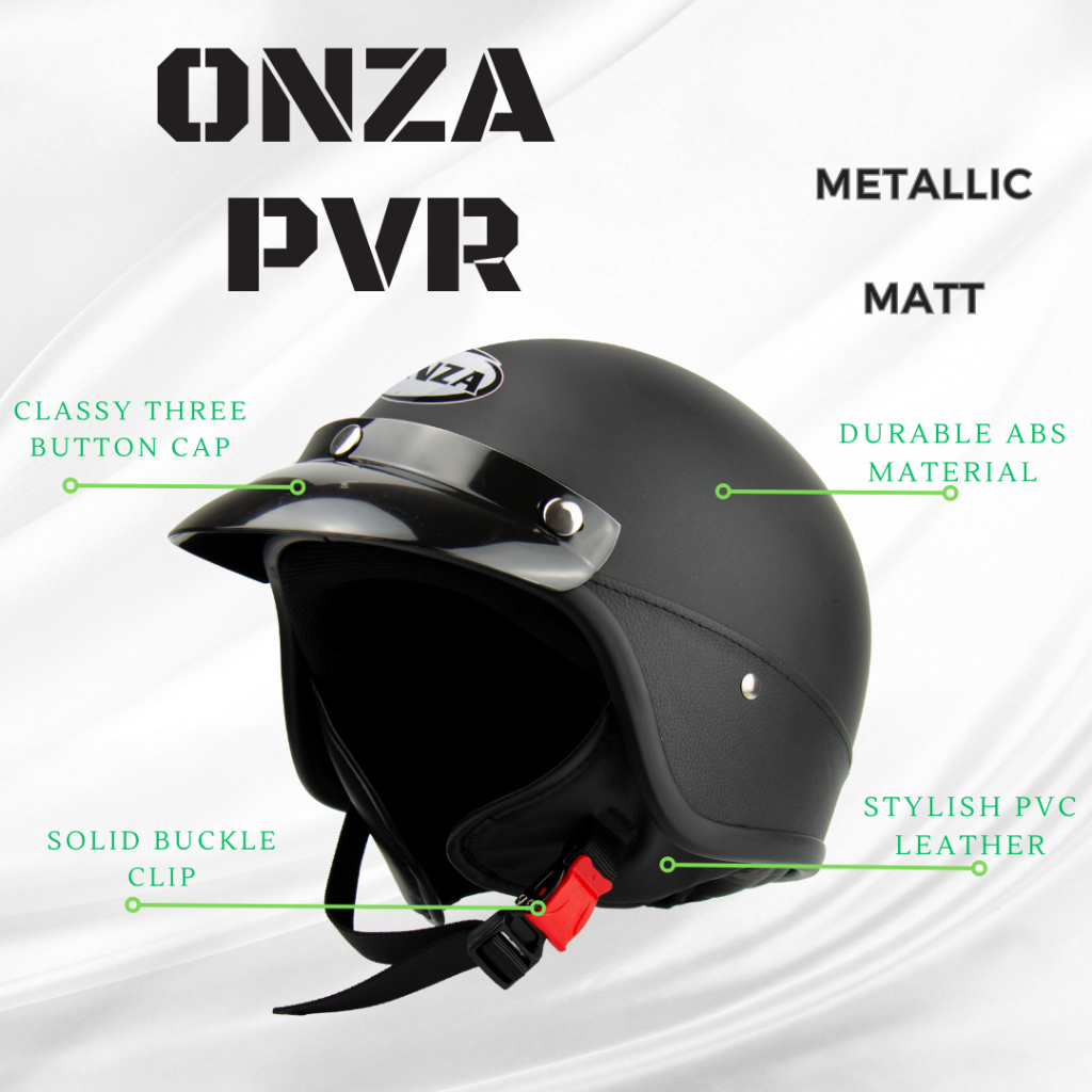 ONZA MOTOR HELMET MOTOR - PVR WITH CAP (SIRIM APPROVED) | Shopee Malaysia