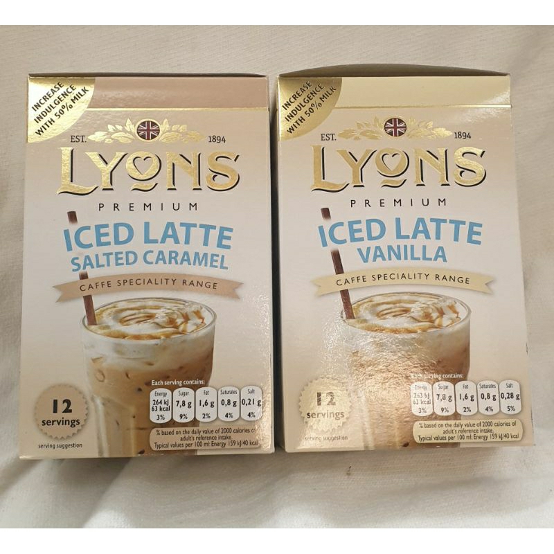 LYONS PREMIUM CAFFE LATTE (12 × 15GM) 180GM | Shopee Malaysia