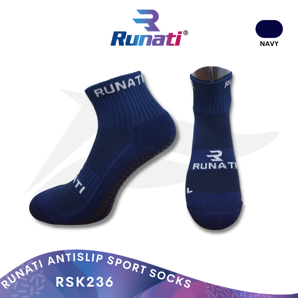 Runati Antislip Sports Socks Sukan Stoking Anti Slip Futsal Football ...