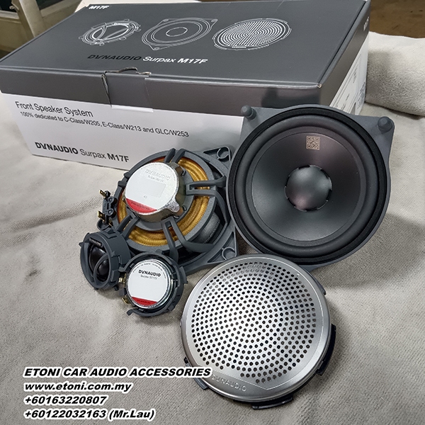Dynaudio Surpax M17F Front Speaker System (100% dedicated to C-class /W205,E-class/W213 & GLC ...