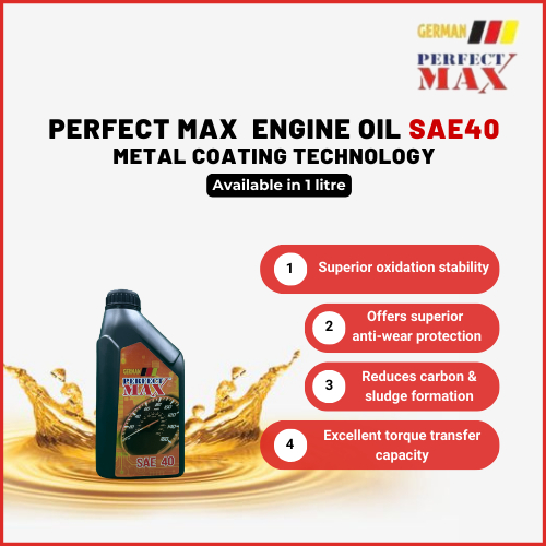Perfect Max Engine Oil SAE40 (1L) Minyak Engin SAE40 | Shopee Malaysia