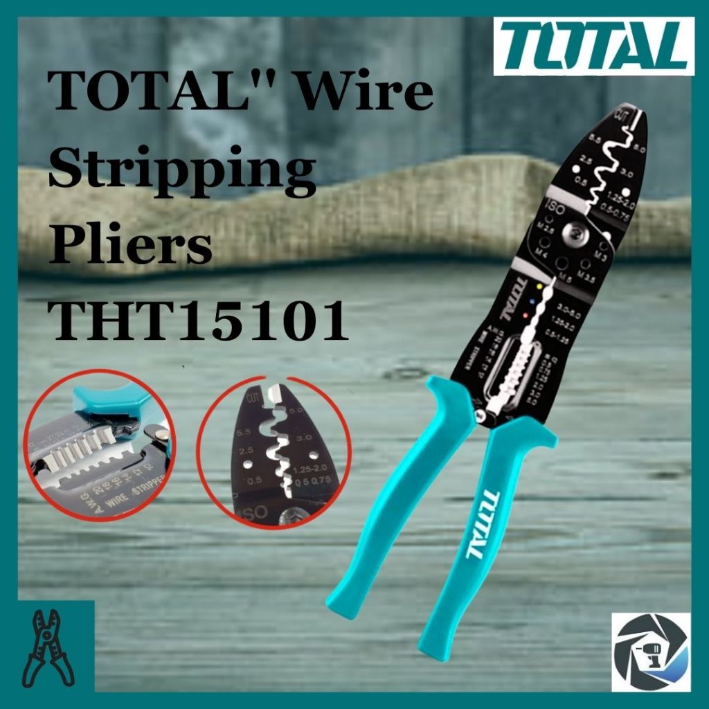 TOTAL Wire Stripper 10" THT15101 | Shopee Malaysia
