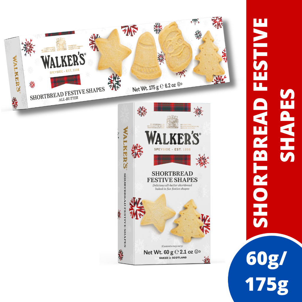Walkers Shortbread Festive Shapes Box - Assorted Sizes | Shopee Malaysia