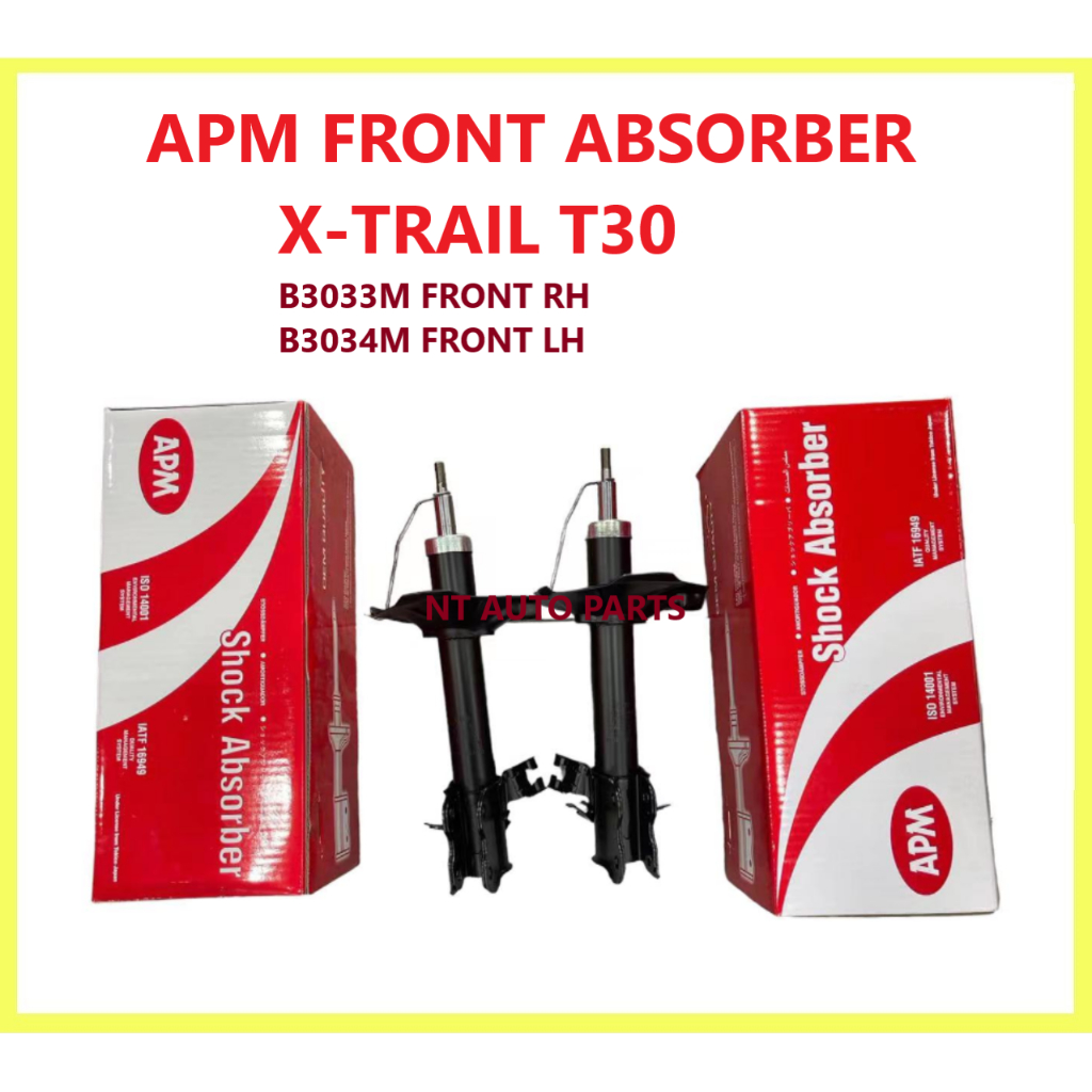 ( 100% ORIGINAL APM ) NISSAN X-TRAIL T30 FRONT SHOCK ABSORBER | Shopee ...