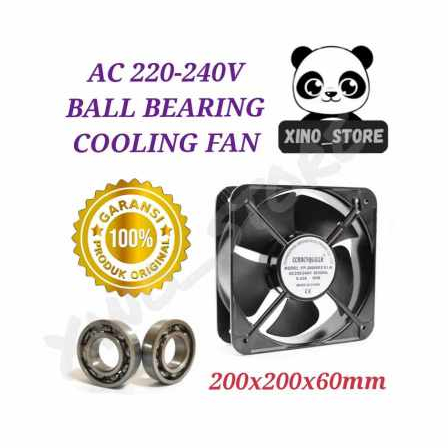 AC 220-240V 8inch Cooling Fan Video Fan Square 200x200x60mm 8inch dual ...