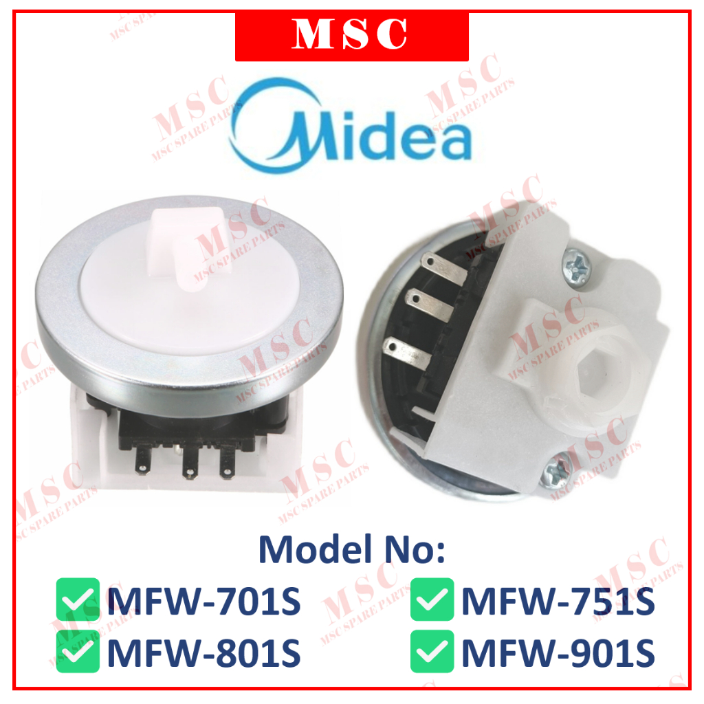 MIDEA WASHING MACHINE WATER LEVEL SENSOR PRESSURE SWITCH/ SENSOR MESIN ...
