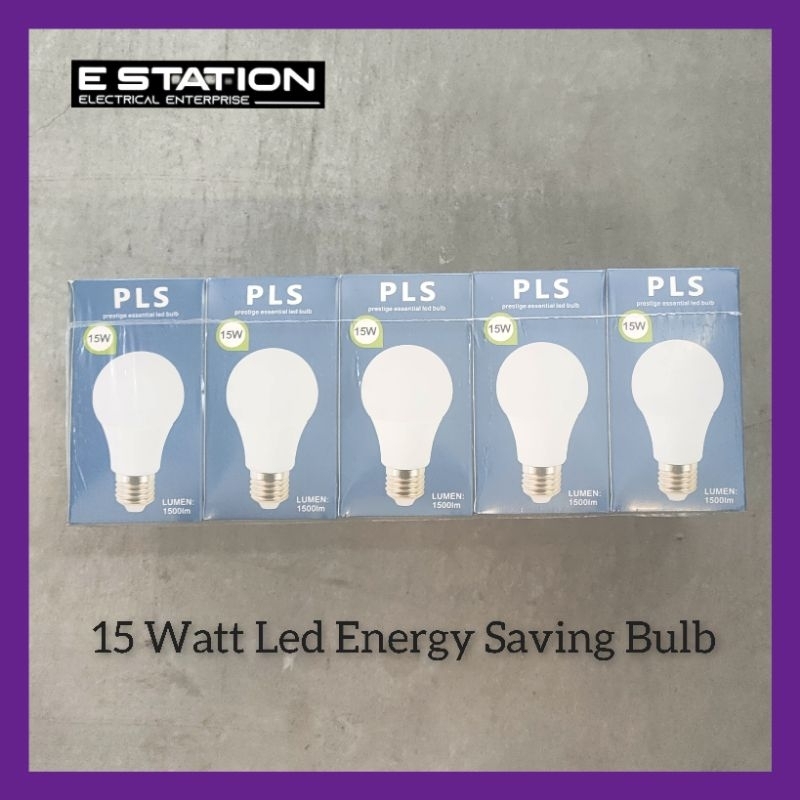 PLS 15 Watt Led Energy Saving Light Bulb E27/ ES Screw Types (10 pcs ...