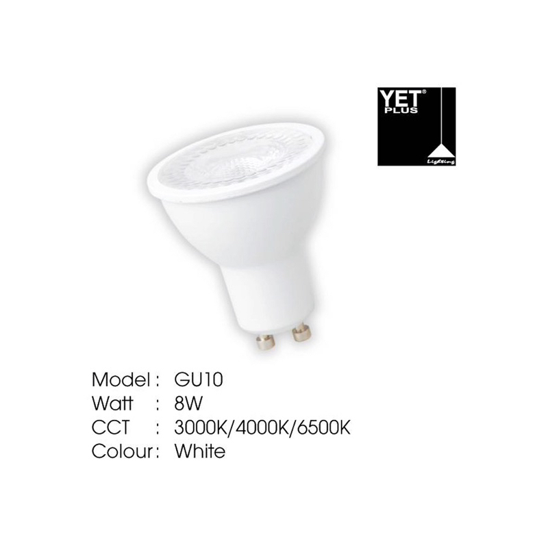 YETPLUS GU10 / LED 8w / Sirim | Shopee Malaysia