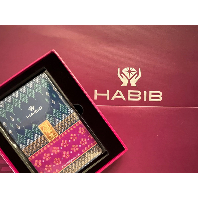 HABIB 1G 24K 999.9 GOLD BAR (SONGKET EDITION)🔥 | Shopee Malaysia