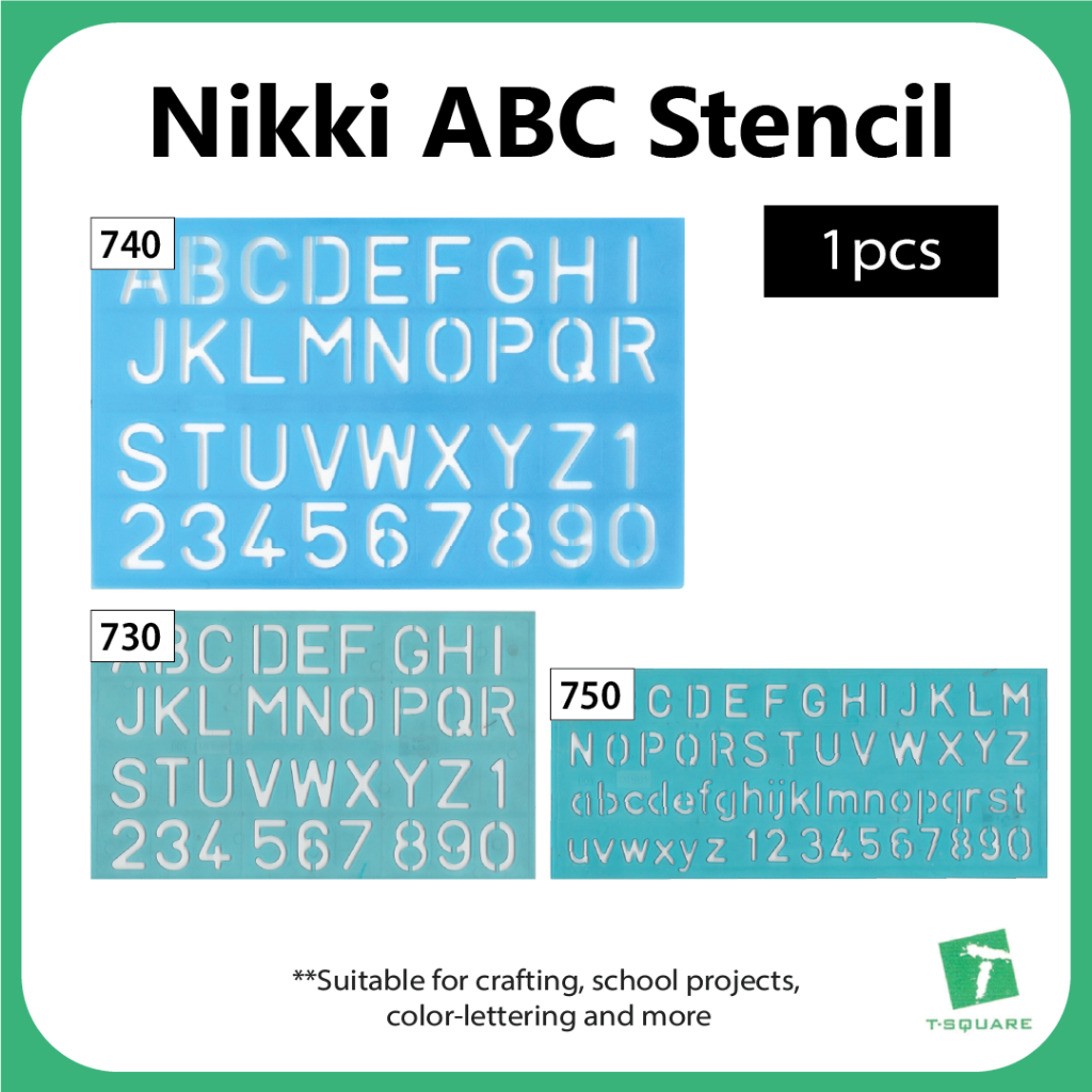 Nikki ABC/Alphabet Stencil | Shopee Malaysia