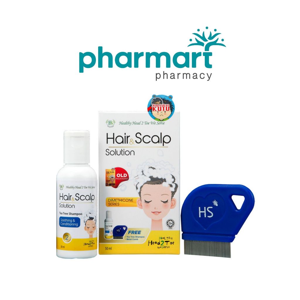 HS HAIR & SCALP SOLUTION, Hairlice Shampoo 50ML (exp05/25) | Shopee ...