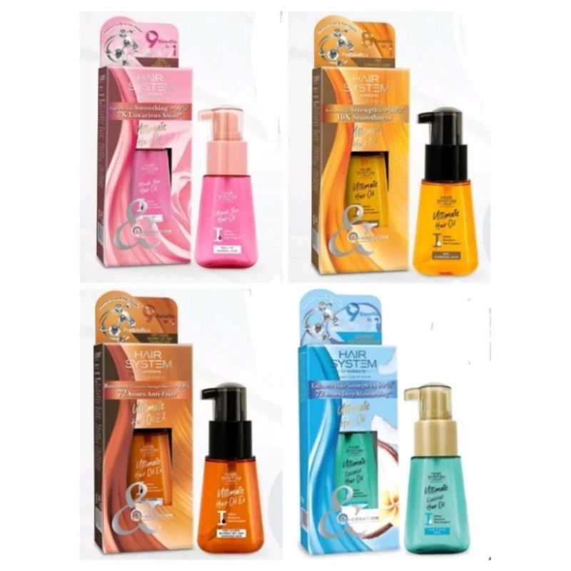 Watsons Ultimate Hair Oil 70ml Minyak Rawatan Rambut Gugur Kering Rosak ...
