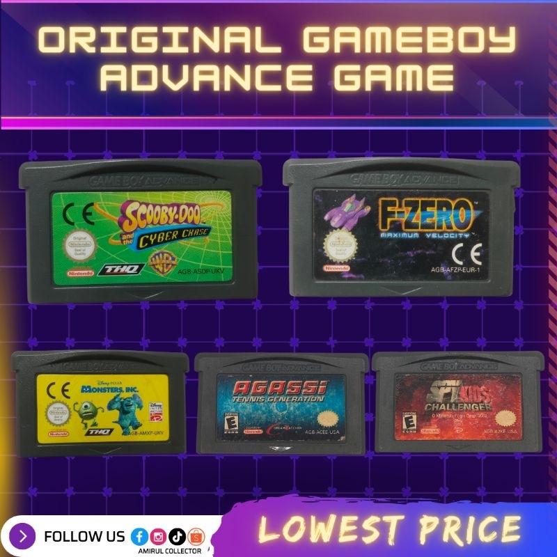 Original Nintendo Gameboy Advance Game | Shopee Malaysia
