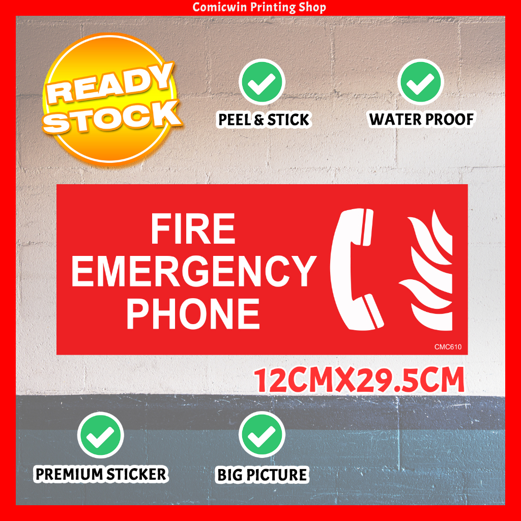 CMC610 Fire Emergency Phone (29.5x12cm) Fire Fighting Equipment Anti ...