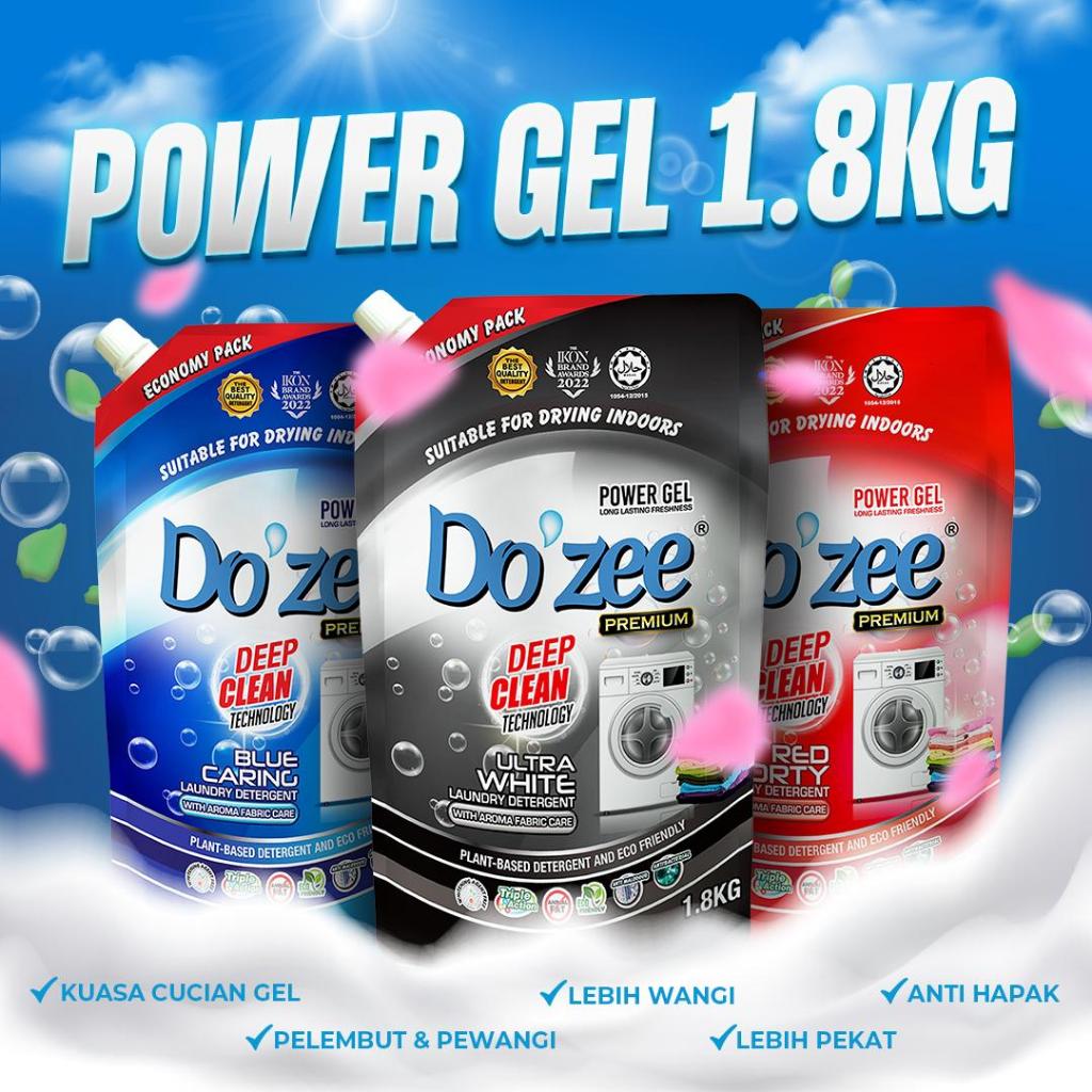 DO'ZEE DETERGENT POWER GEL 1.8 KG | Shopee Malaysia