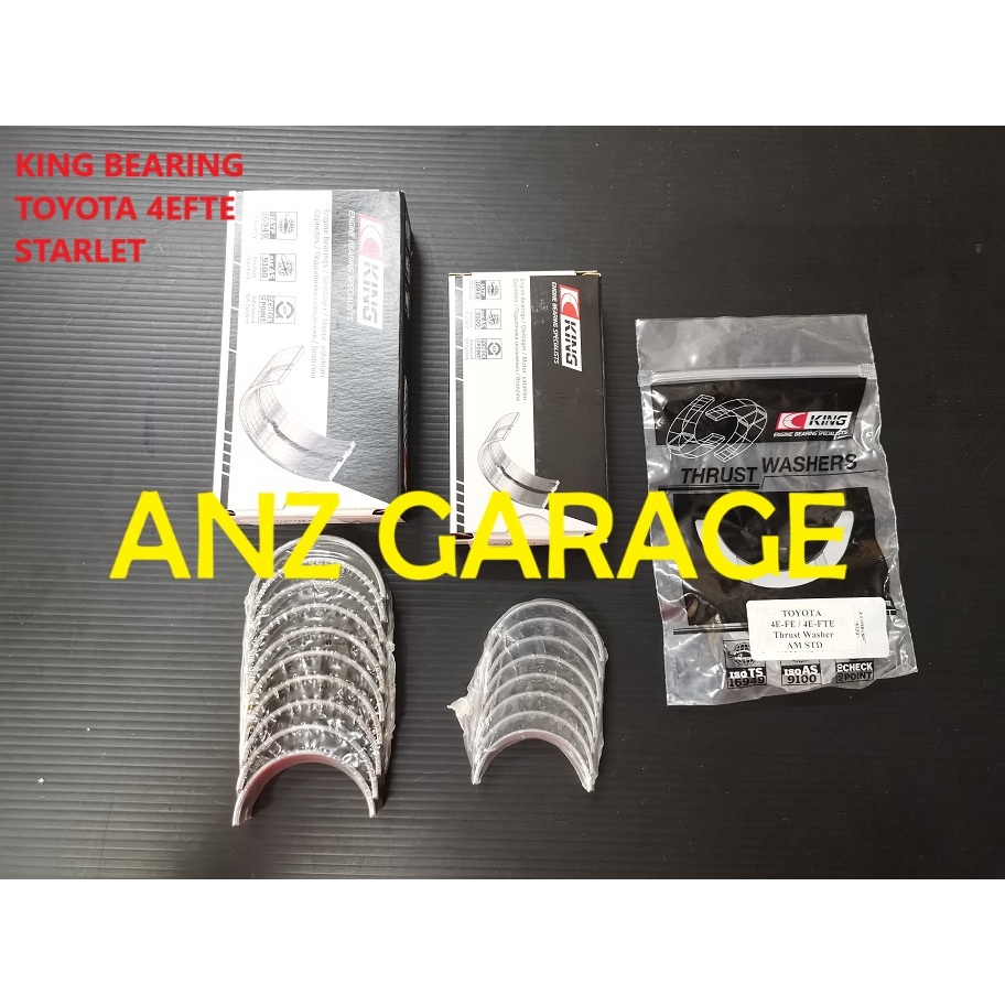 TOYOTA 4EFTE 4EFE KING BEARING Starlet EP82 EP91 Glanza EE111 Corolla | Shopee Malaysia