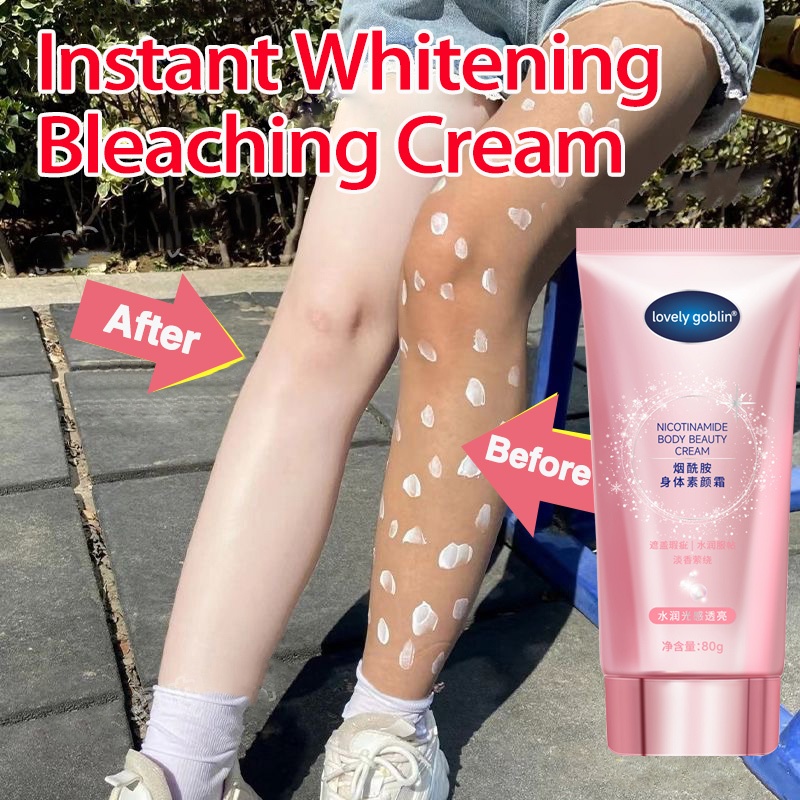 Body whitening Body Makeup Cream 身體素顏霜 80g Whole body whitening anti ...