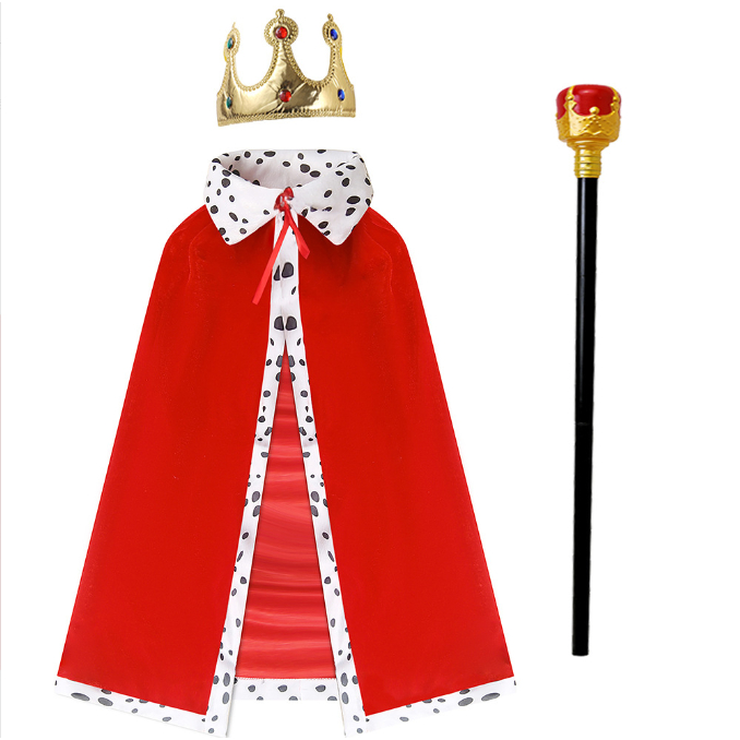 💥Malaysia Ready Stock💥3pcs Kids Halloween King Emperor Prince Scepter ...