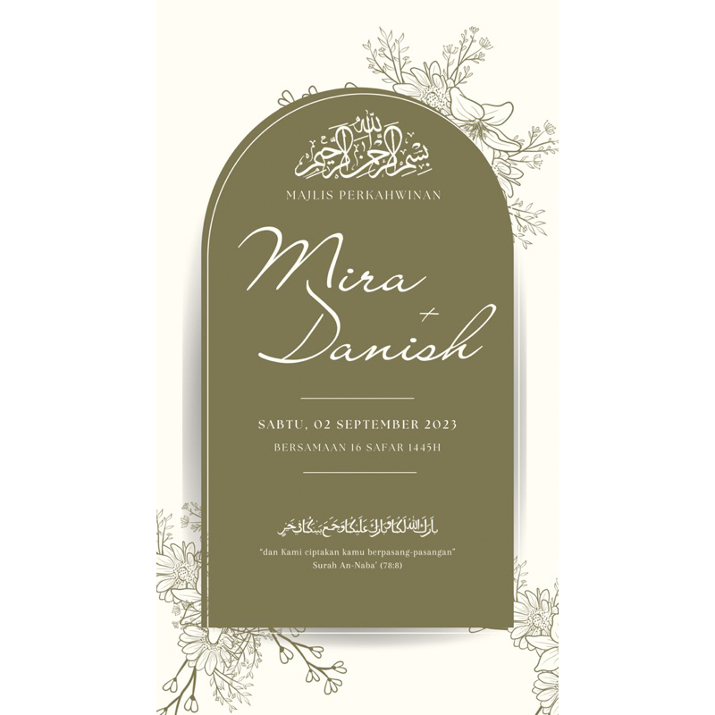 Wedding Card Digital Kad Kahwin Digital Video Kad Jemputan Kahwin Digital Wedding Invitation Kad ...