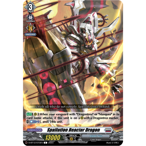 [EN] D-BT12/073EN Spallation Reactor Dragon Brandt Gate C (English) Cardfight Vanguard | Shopee ...