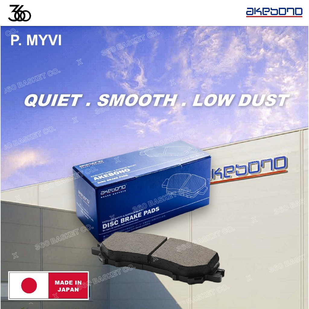 AKEBONO ORIGINAL PERODUA MYVI BRAKE PAD (BREK PAD SET) 04465-73R01 ...