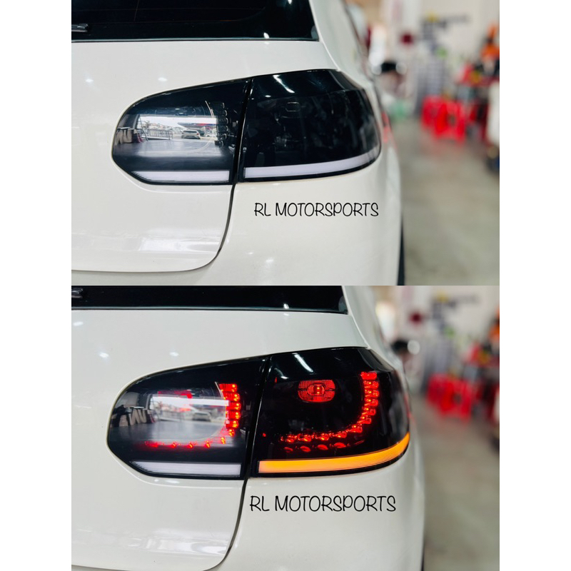 Volkswagen Golf MK6 R style led tail lamp light for TSI GTI taillamp ...