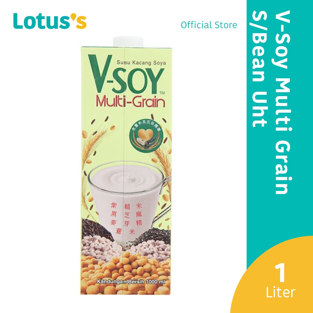 V-Soy Multi Grain S/Bean Uht 1L | Shopee Malaysia