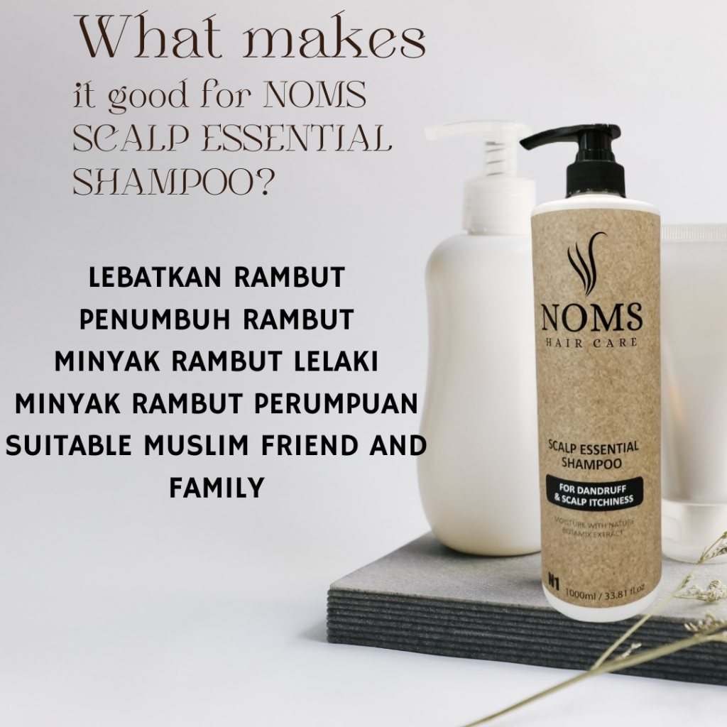 Noms Scalp Essential Syampu/Scalp Essential Hair Tonik Merawat Masalah ...