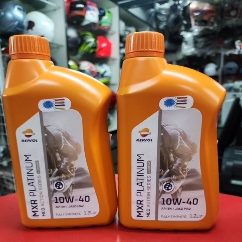 REPSOL NEW 4T OIL 1.2L FULLY SYNTHETIC 10W-40 & SEMI SYNTHETIC 10W-40 ...
