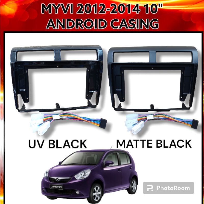 Perodua Myvi Lagi Best 2012-2014 Android Casing With Socket 9"/10 ...